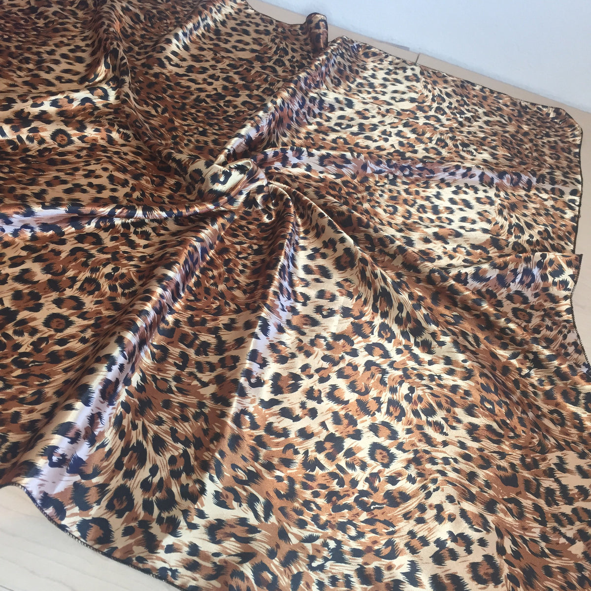 Extra Large Leopard Square Scarf – Ebonnet® by EboniCurls®